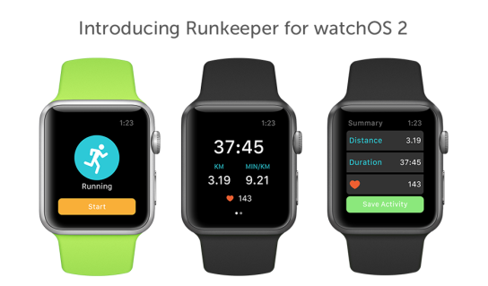 Hold the phone. We’ve got a standalone Runkeeper app for Apple Watch ...