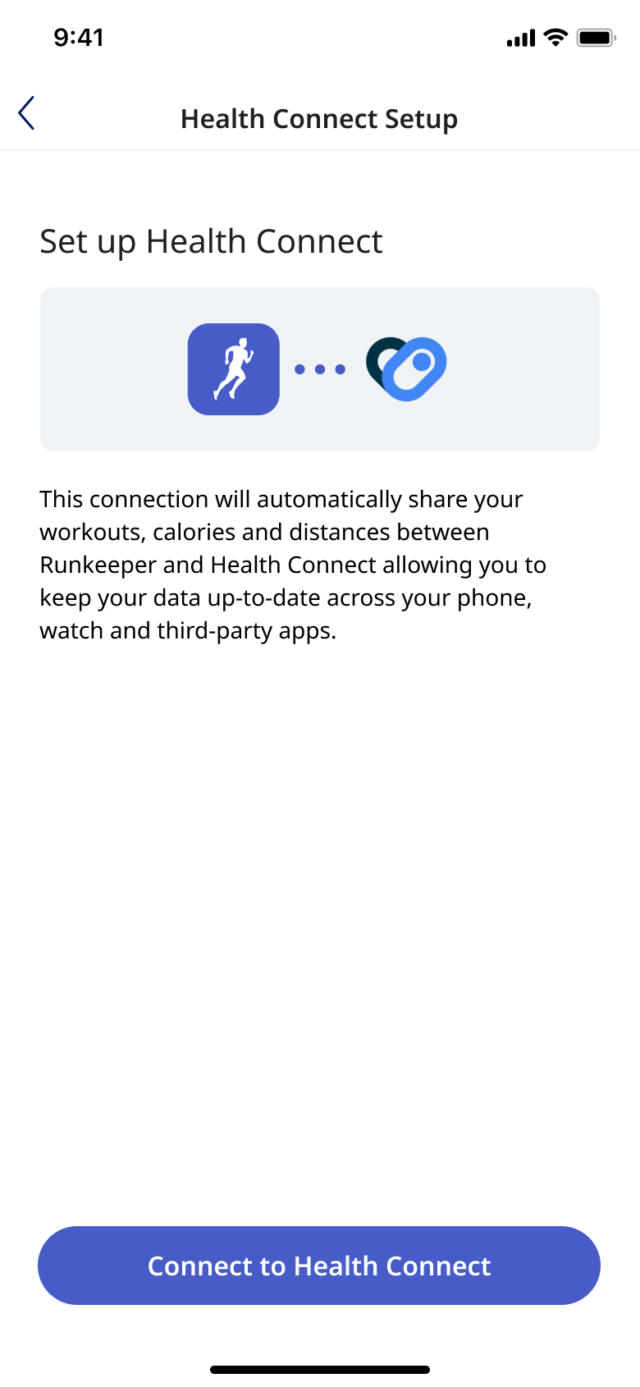 Seamless syncing with Health Connect by Android - ASICS Runkeeper