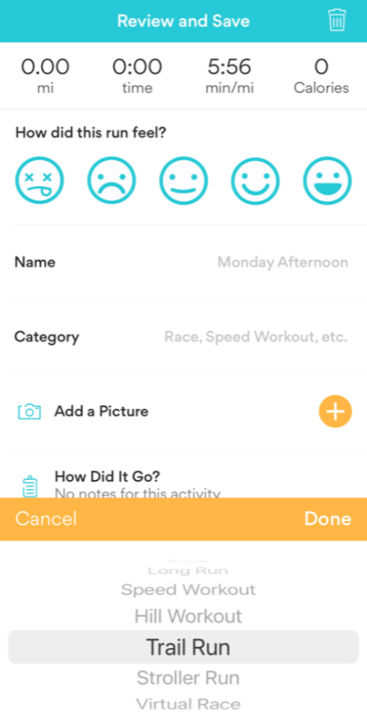 How to Name Runs and Assign Categories in the Runkeeper App | Asics ...